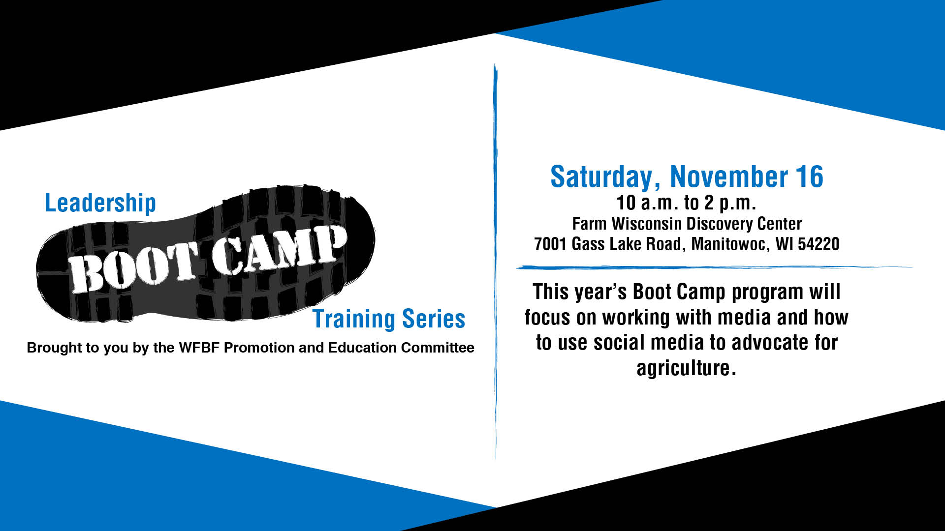 Nov 2019 Leadership Boot Camp facebook event image - Wisconsin Farm ...